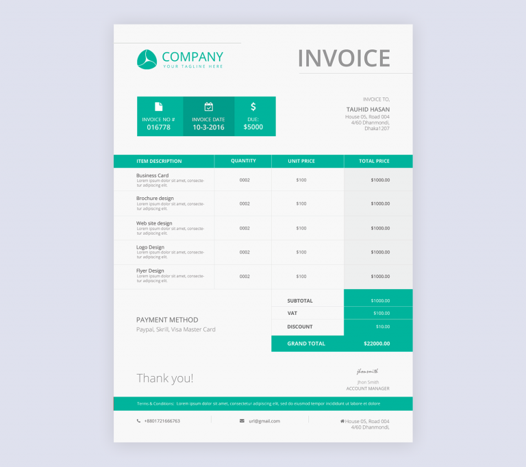 Free-Invoice-PSD-Mockup-Template-02 — Free Mockup World