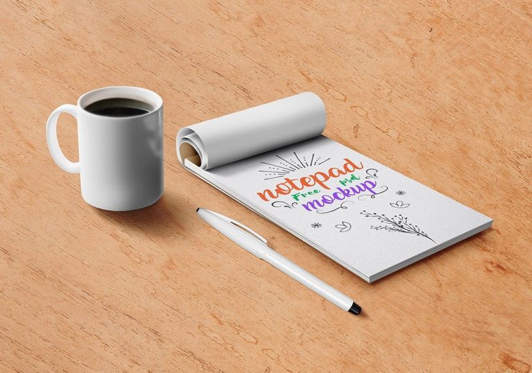 Notepad PSD Mockup | Free Mockup World