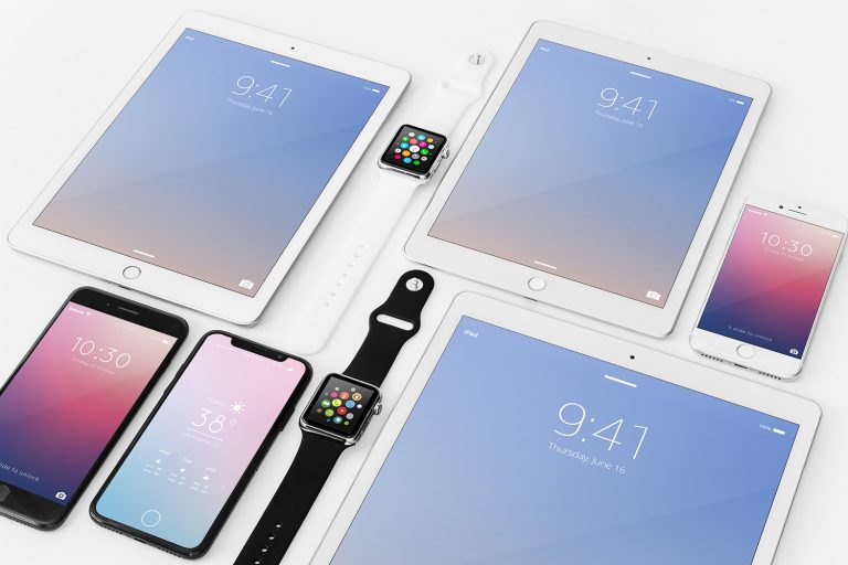 Apple Devices Mockup Bundle — Free Mockup World