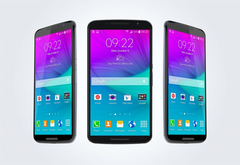 Android Smartphone PSD Mockup - Free Mockup World