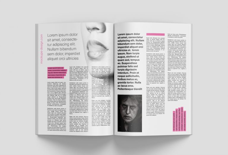 Magazine Mockup Free PSD (7 scenes) | Free Mockup World