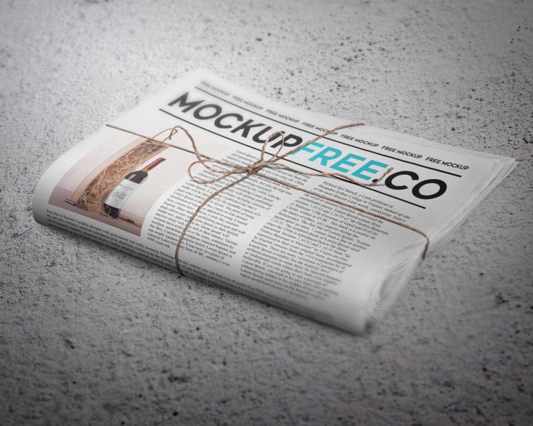 Newspaper / Newsletter Mockup | Free Mockup World