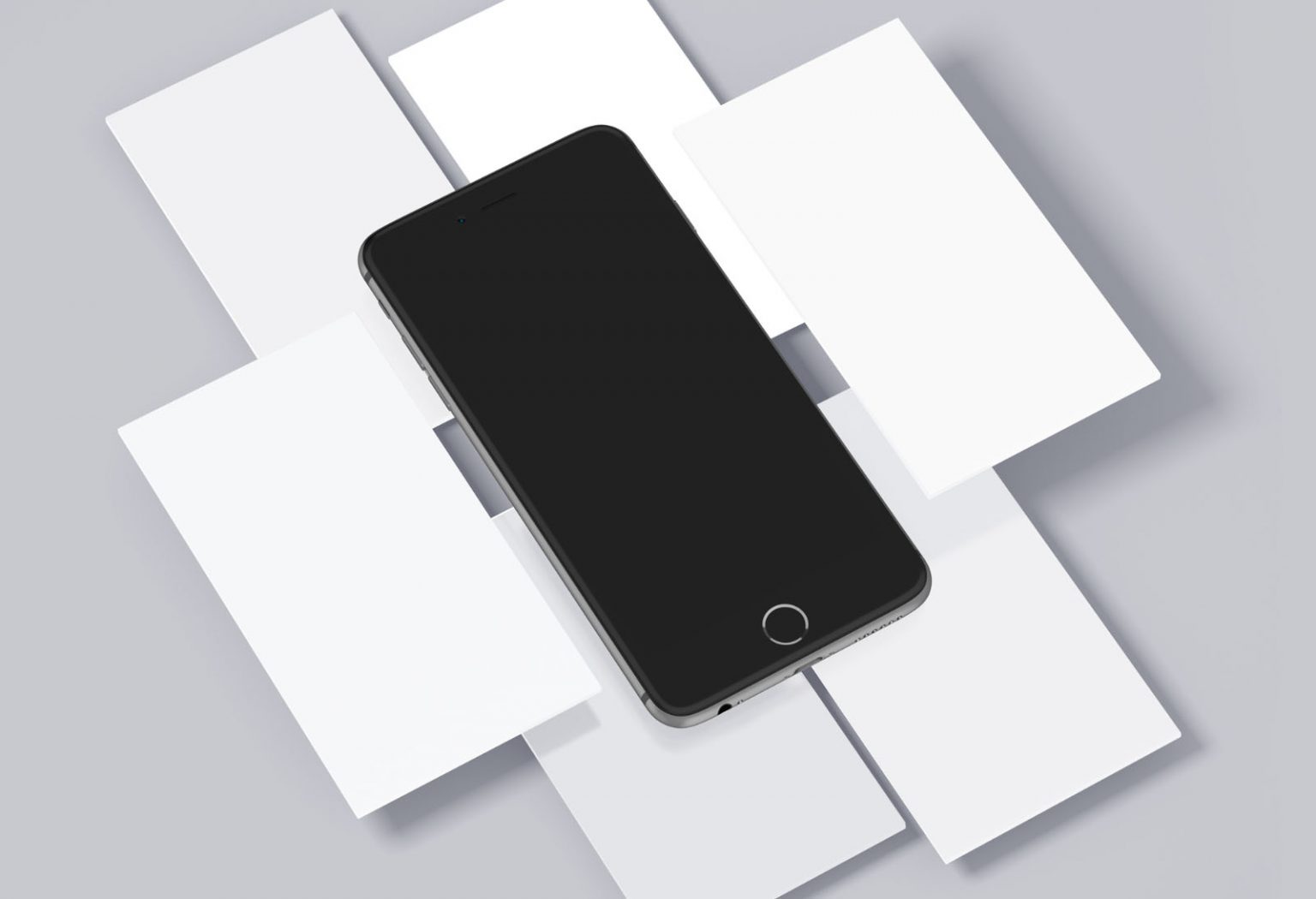 Free iPhone & Mobile Screens Mockups PSD — Free Mockup World