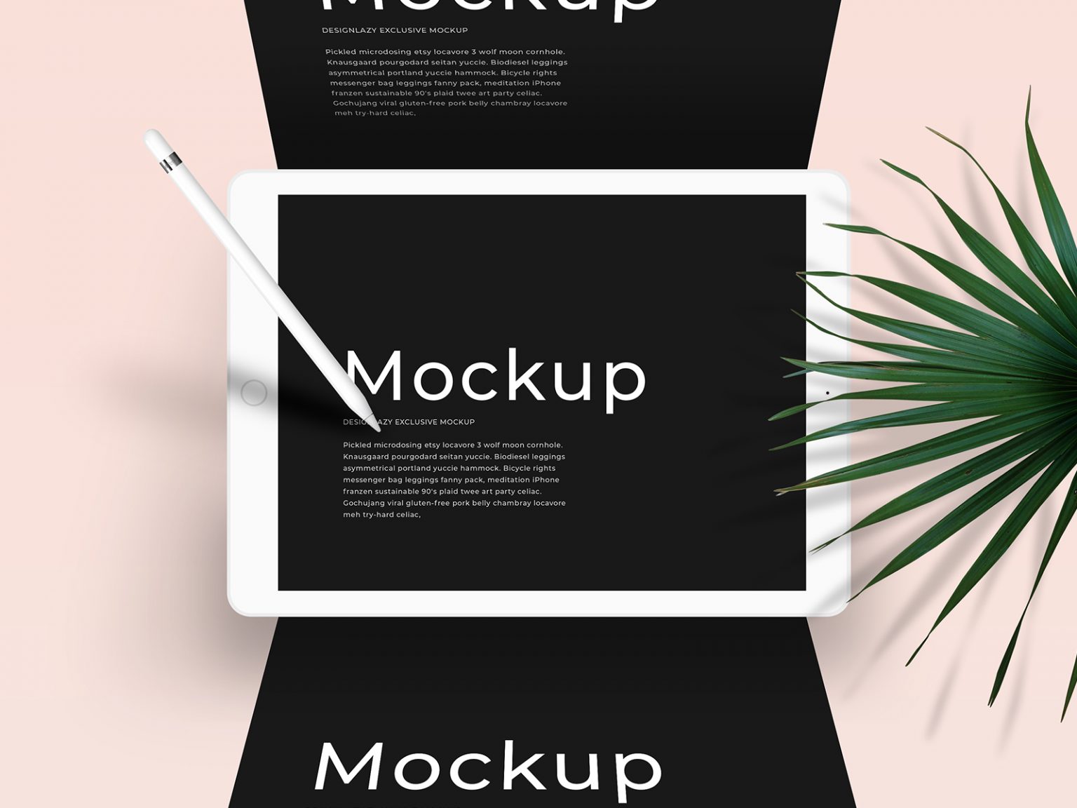 iPad Mockup Scene PSD — Free Mockup World