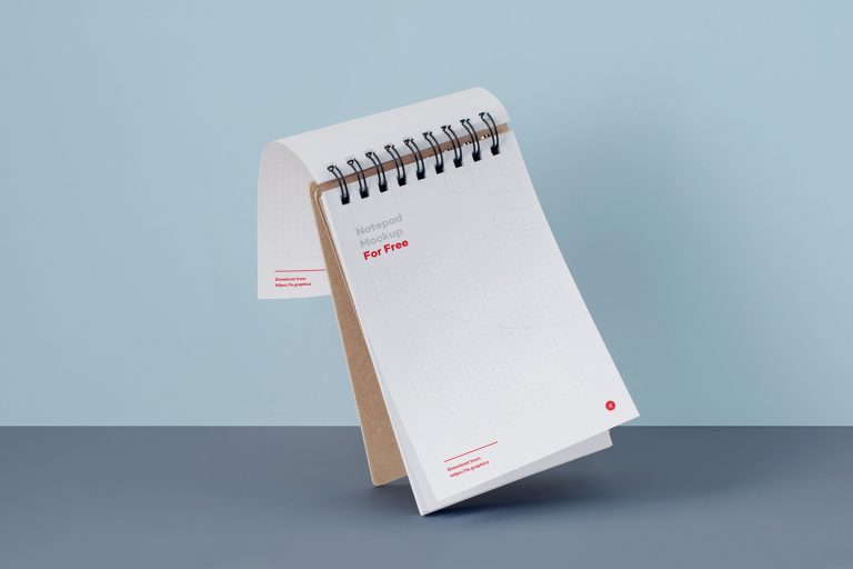 Free Notepad Mockup — Free Mockup World