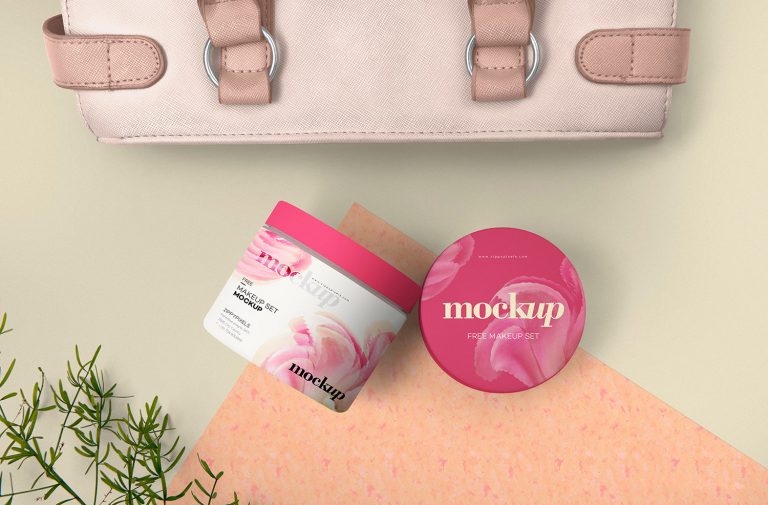 Free Cosmetic Packaging Mockup — Free Mockup World