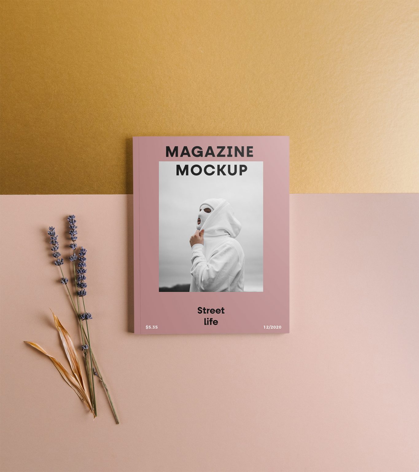 Magazine Front Cover Free Mockup | Free Mockup World