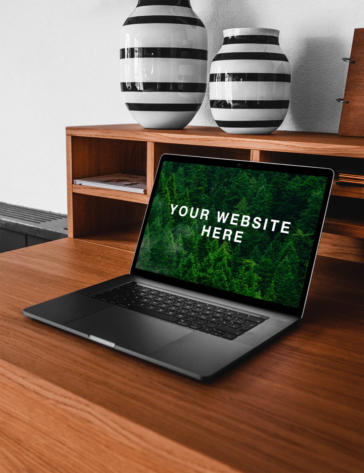 Realistic MacBook Pro Free Mockup | Free Mockup World