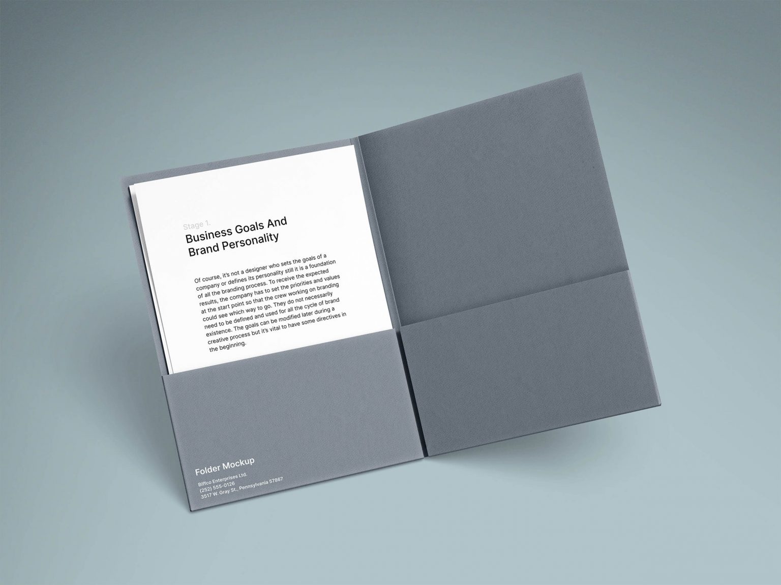 A4 Folder and Paper Free Mockups | Free Mockup World