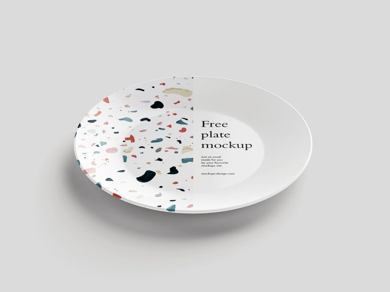 Free Plate Mockup | Free Mockup World