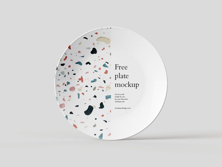 Free Plate Mockup 03 — Free Mockup World