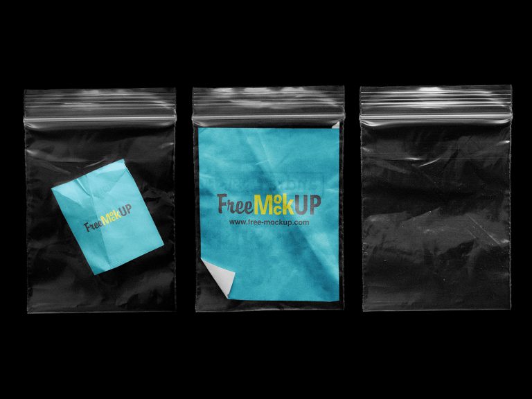 Clear Zip Lock Bag Free Mockup | Free Mockup World