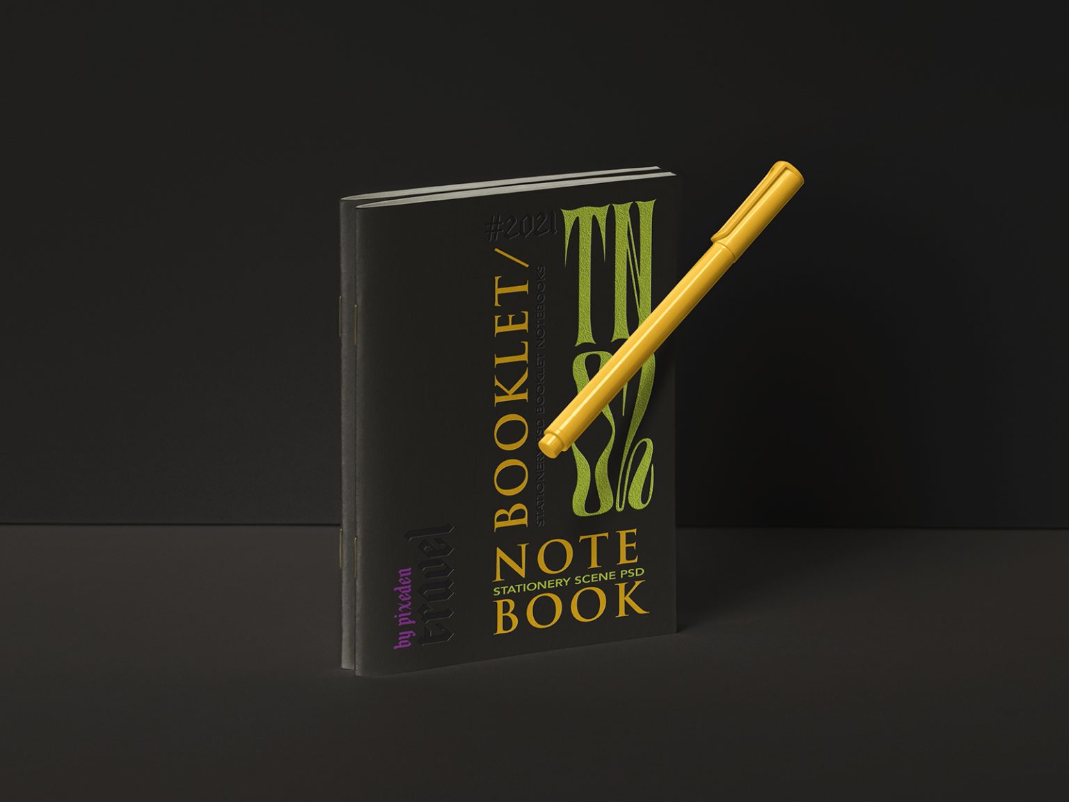 Stationery Notebook Free Mockup Set | Free Mockup World