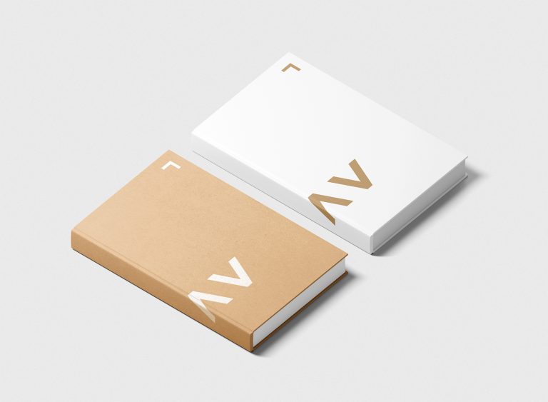 Two Book Covers Free Mockup Isometric Scene | Free Mockup World