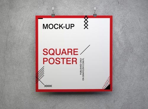 Poster Set Free Mockup | Free Mockup World