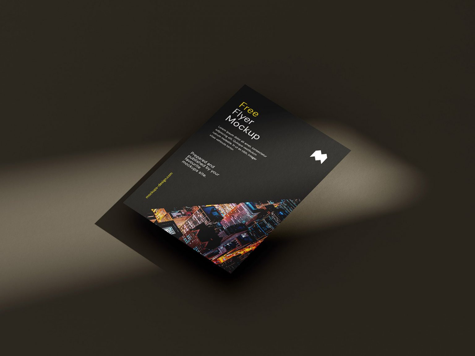 Single Flyer Free Mockup | Free Mockup World