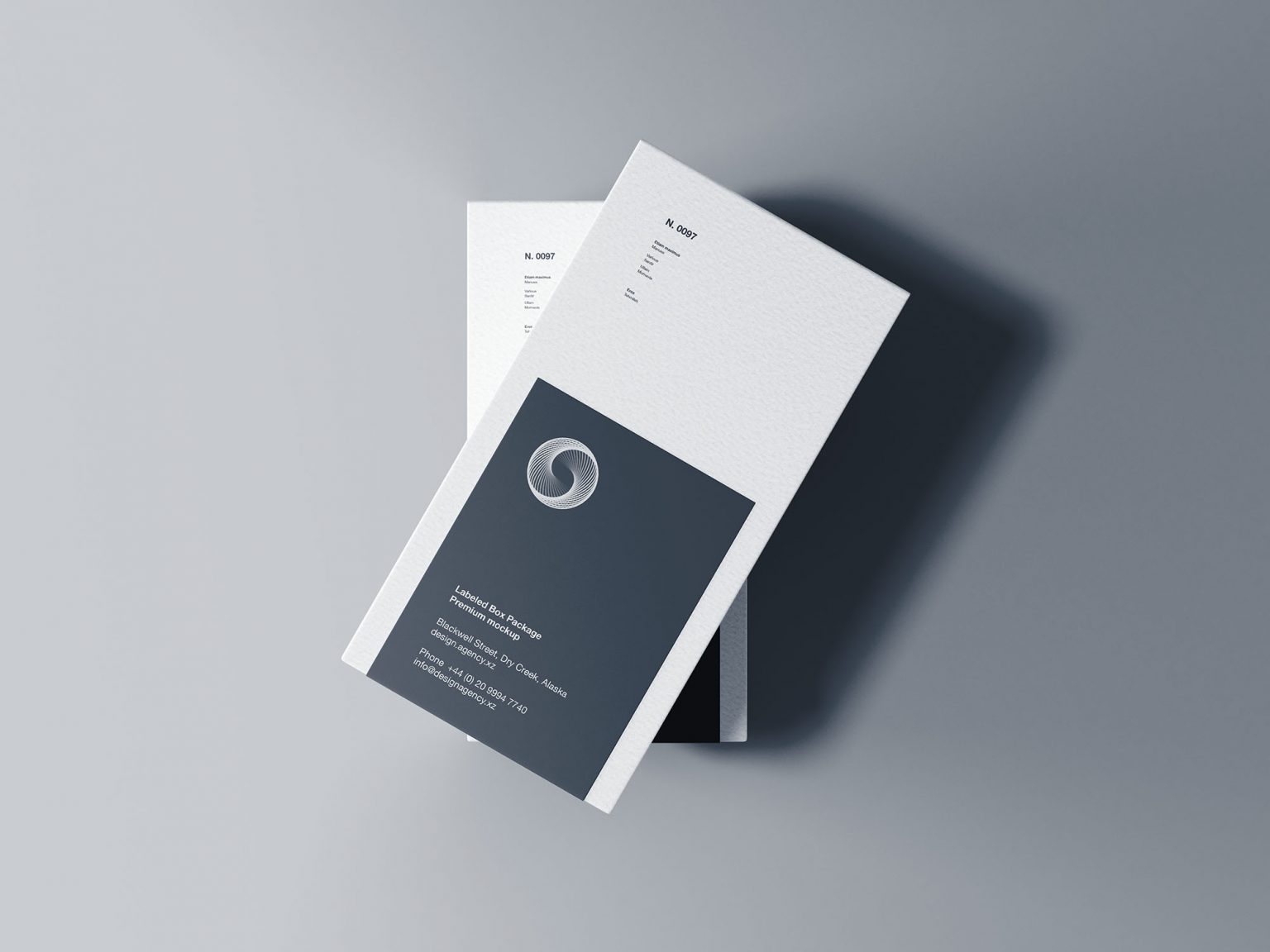 Labeled Box Free Mockup | Free Mockup World