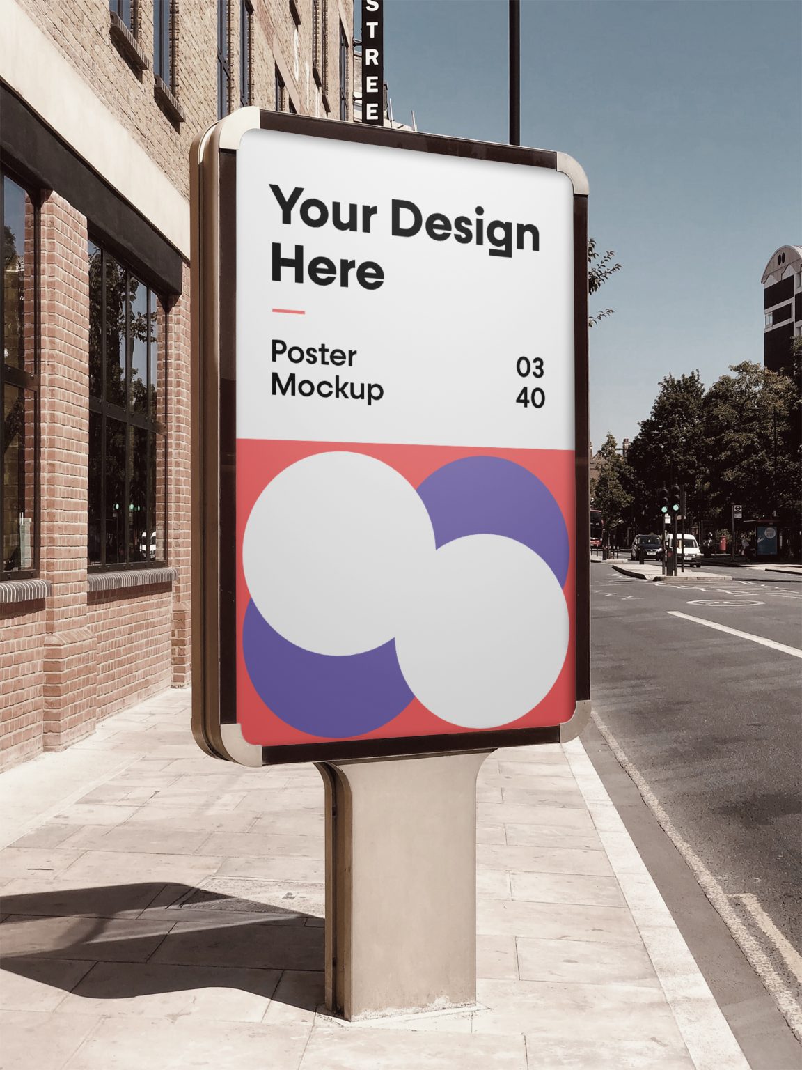 City Poster Free Mockup | Free Mockup World