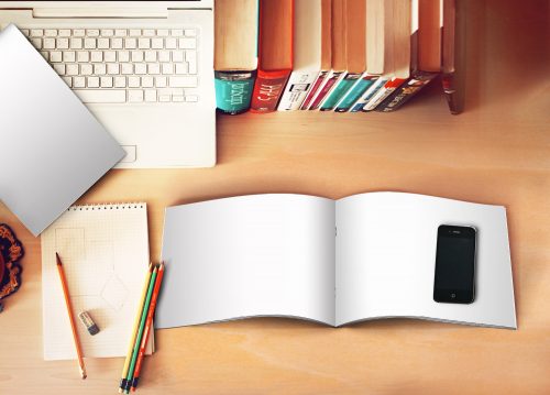 A5 Horizontal Brochure Free Mockup | Free Mockup World