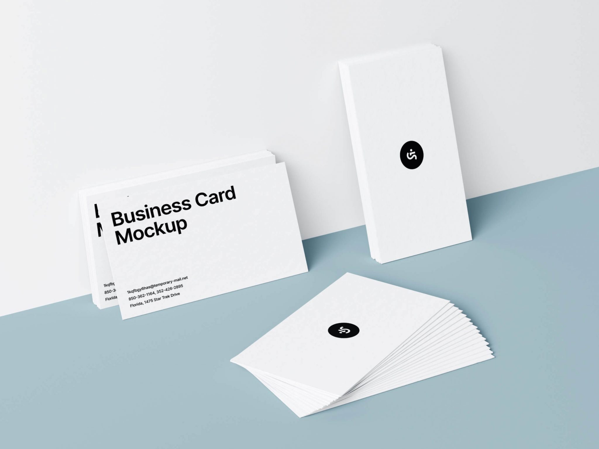 Business Cards Free Mockups Scene — Free Mockup World