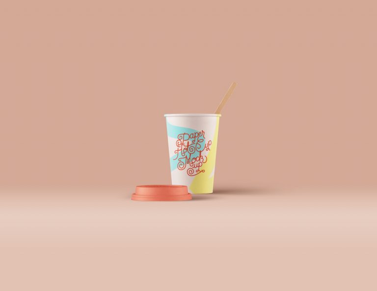 Paper Hot Cup Free Mockup | Free Mockup World