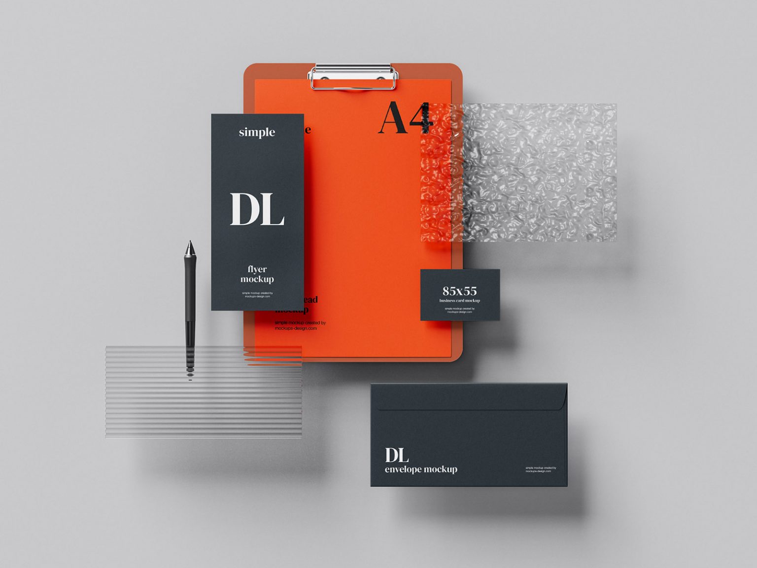 Free Stationery Mockup Set | Free Mockup World