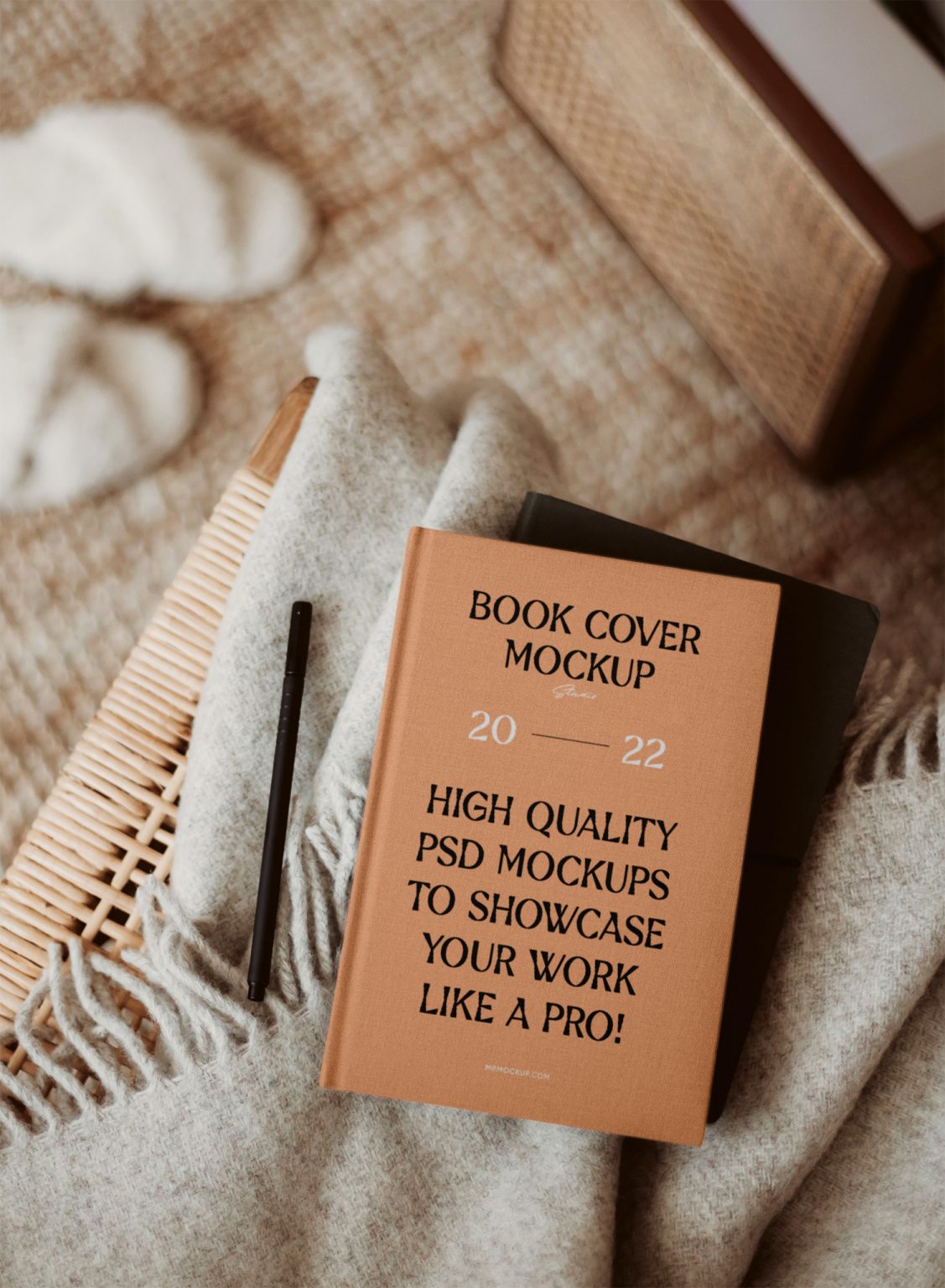Hardcover Book Free Mockup — Free Mockup World