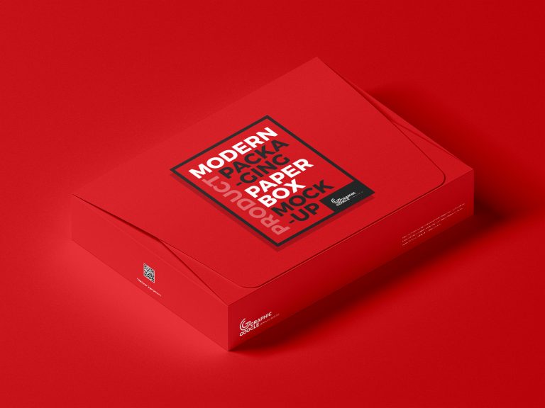 Paper Box Free Mockup — Free Mockup World