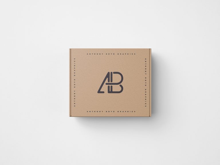 Top View Box Mockup | Free Mockup World