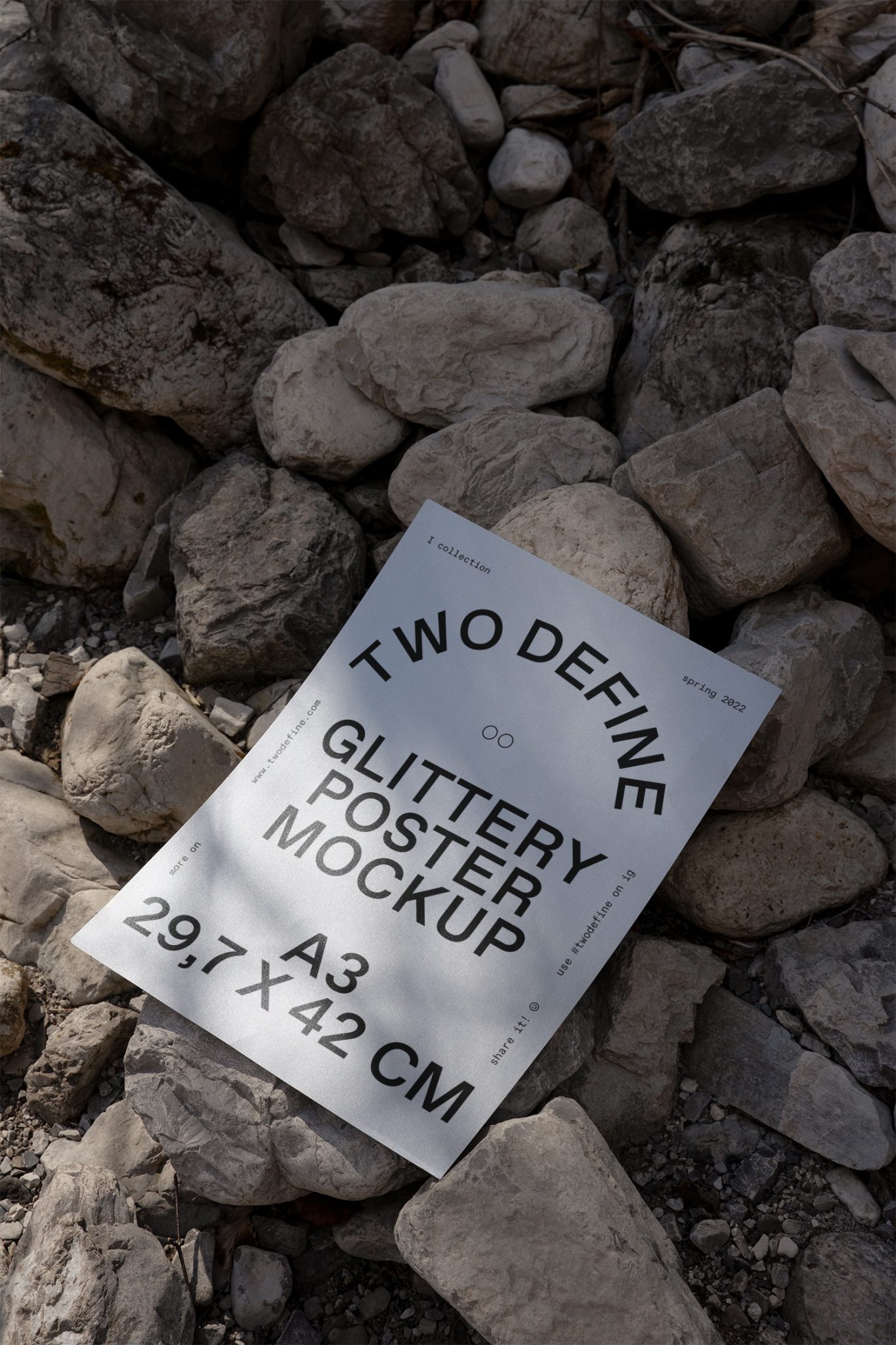 Free A2 Poster Mockup — Free Mockup World