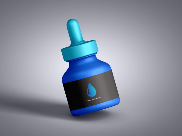 Dropper Bottle Free Mockup — Free Mockup World