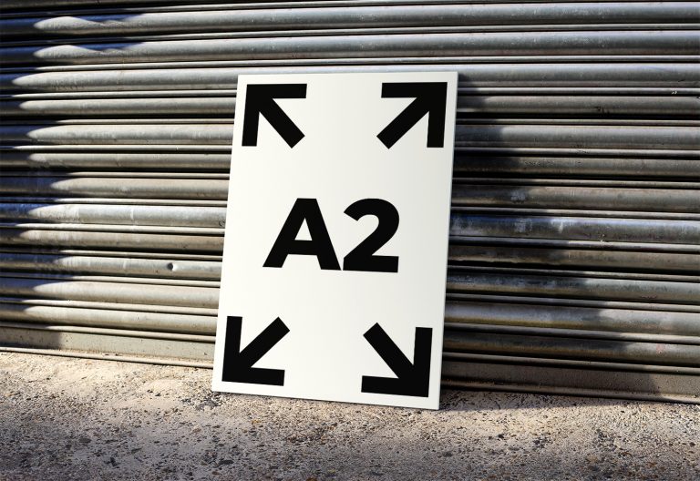 Free A2 Poster Mockup — Free Mockup World