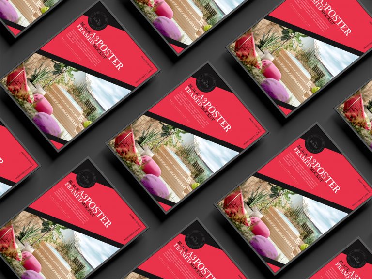 Free A3 Poster Mockup | Free Mockup World