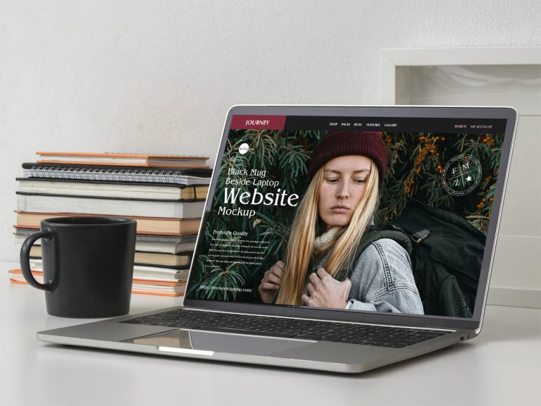 Free High Quality Laptop Website Mockup — Free Mockup World