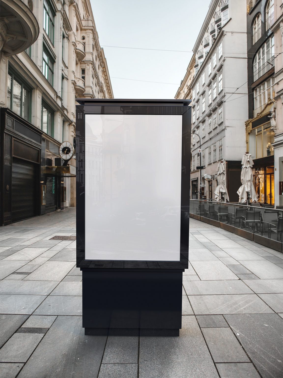 City Light Advertising Billboard Free Mockup — Free Mockup World