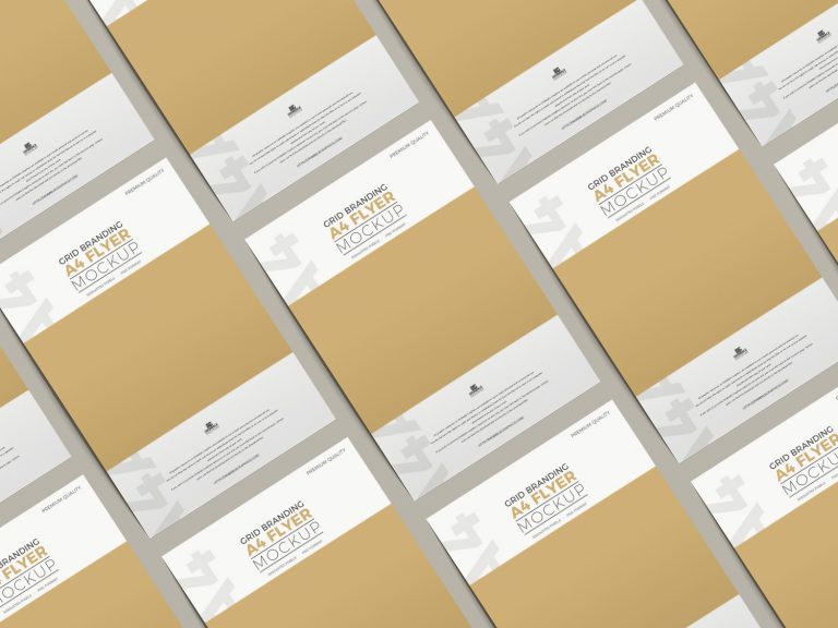 Book Grid Free Mockup — Free Mockup World