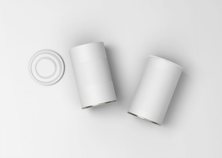 Paper Can Free Mockup — Free Mockup World