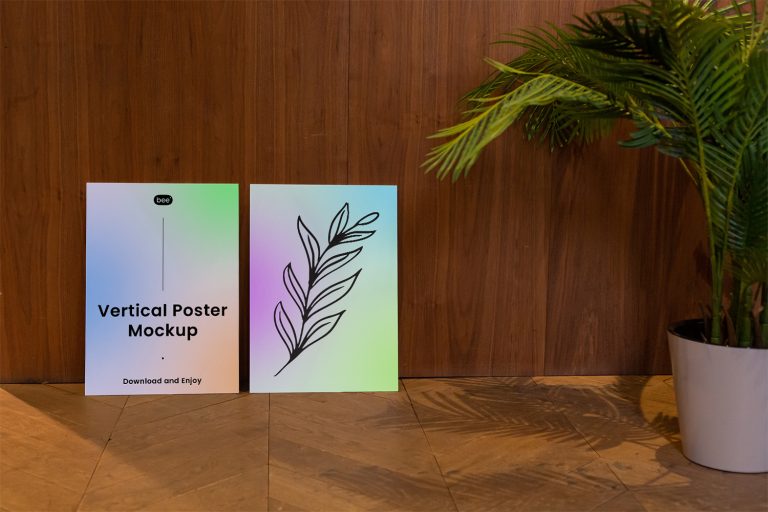 Two Fold Restaurant Menu Card Free Mockup | Free Mockup World