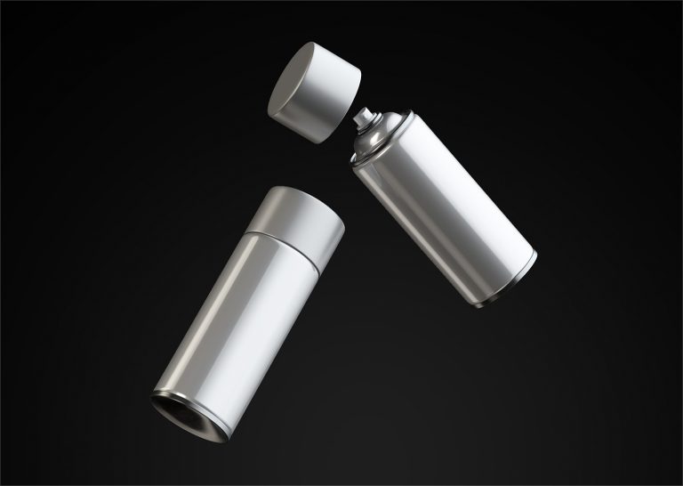 Spray Paint Can Free Mockup | Free Mockup World