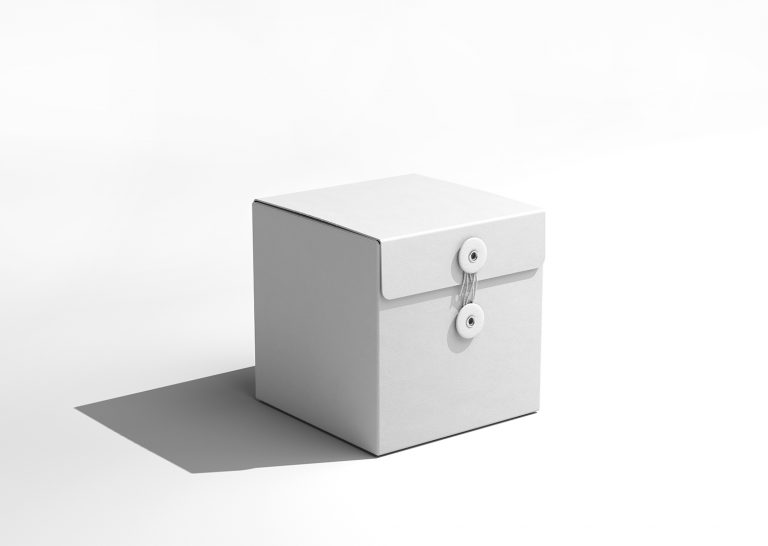 Square String Gift Box Free Mockup | Free Mockup World