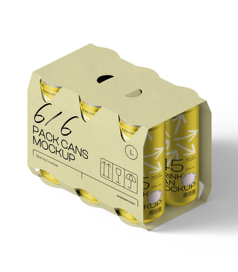 Pack Cans Free Mockup — Free Mockup World