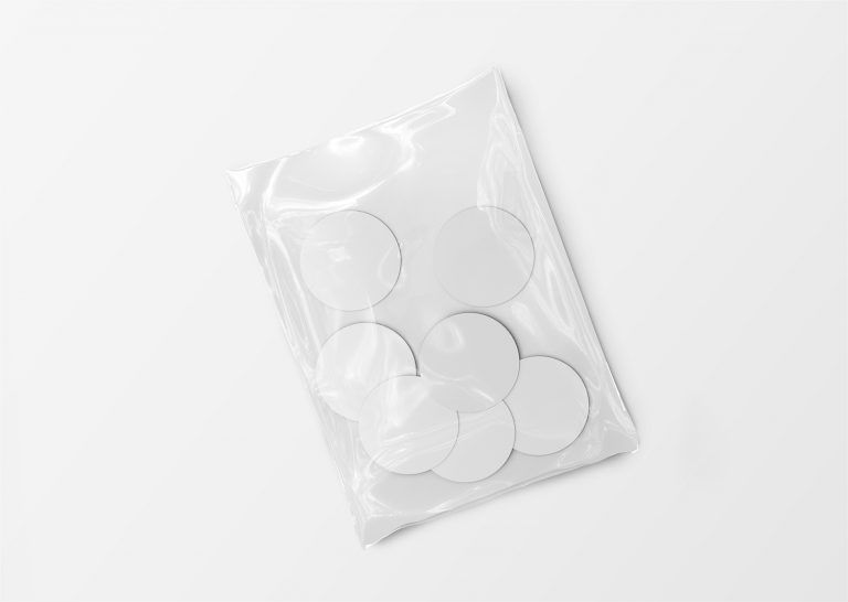 Round Stickers Free Mockup — Free Mockup World