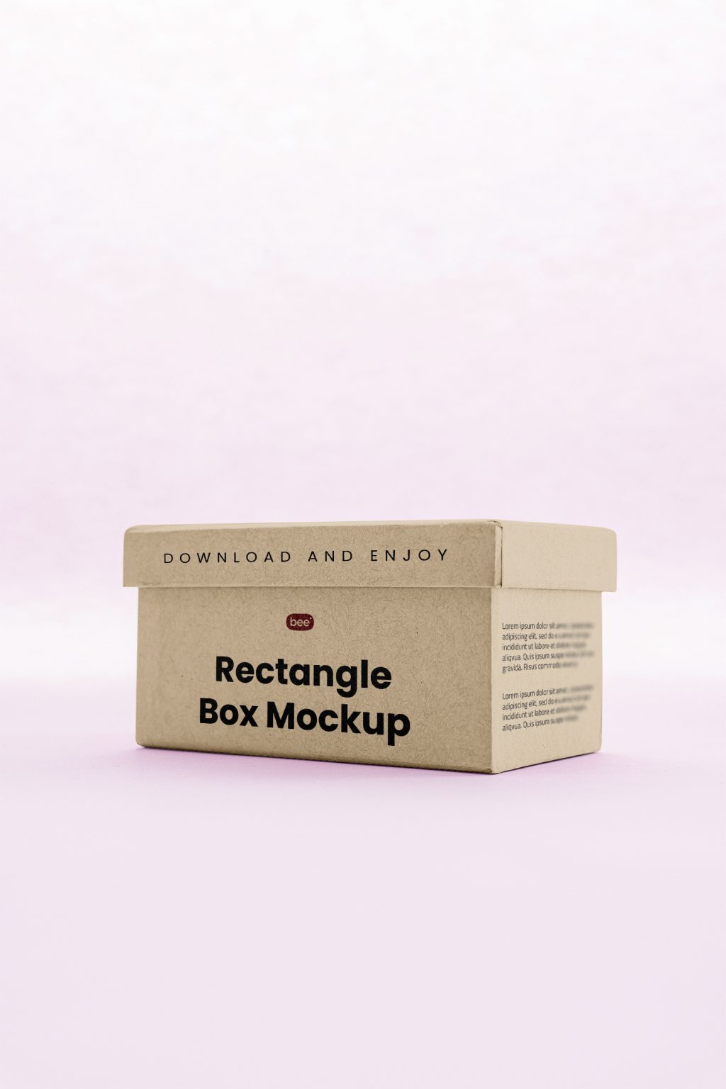 Rectangle Paper Box Free Mockup — Free Mockup World