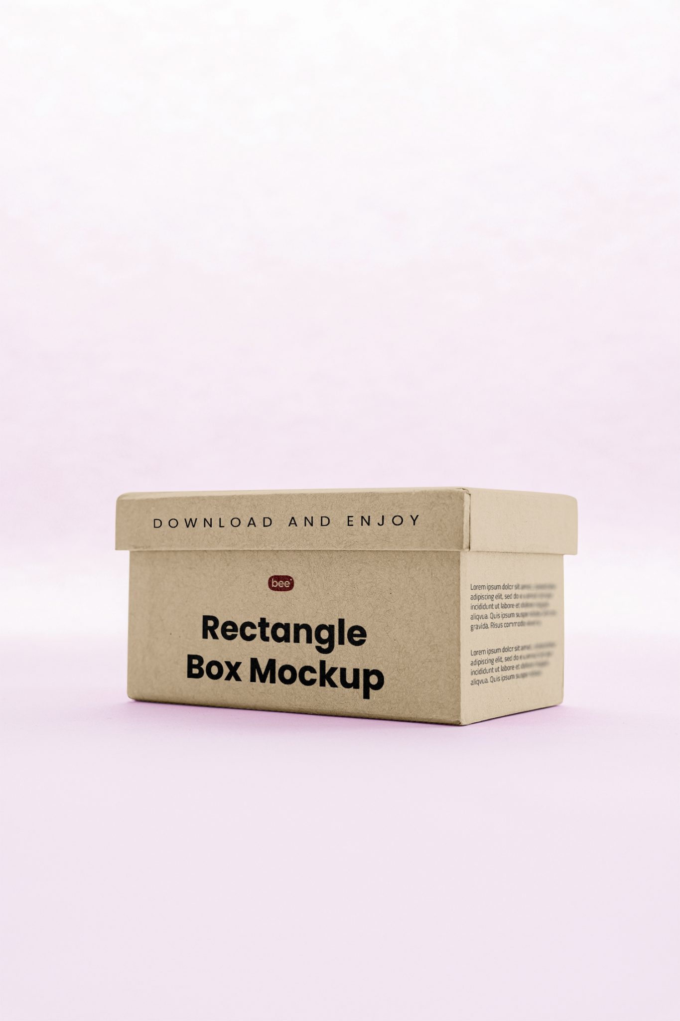 Rectangle Paper Box Free Mockup — Free Mockup World