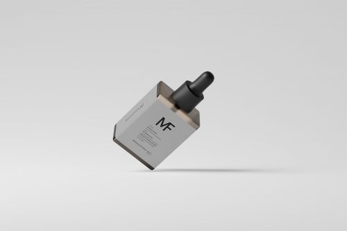 Square Dropper Bottle Free Mockups | Free Mockup World