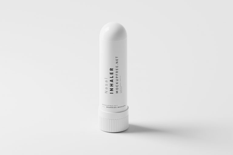 Plastic Nasal Inhaler Free Mockups | Free Mockup World