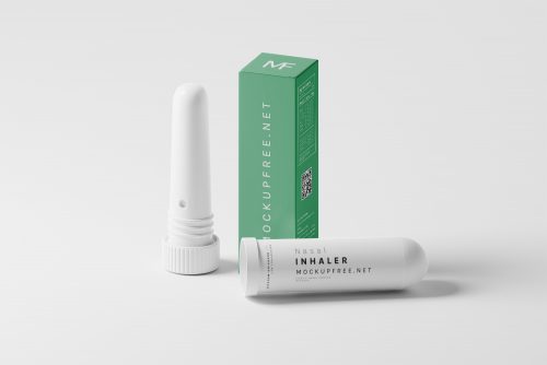 Plastic Nasal Inhaler Free Mockups | Free Mockup World