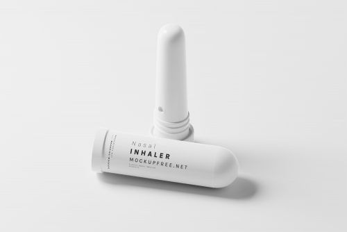 Plastic Nasal Inhaler Free Mockups | Free Mockup World