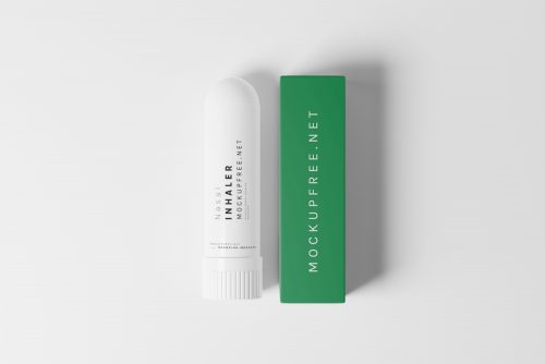 Plastic Nasal Inhaler Free Mockups 08 - Free Mockup World