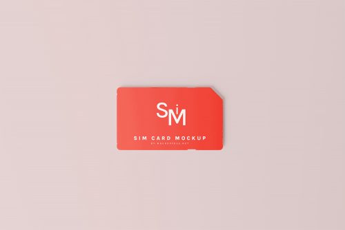Mobile SIM Card Free Mockups | Free Mockup World
